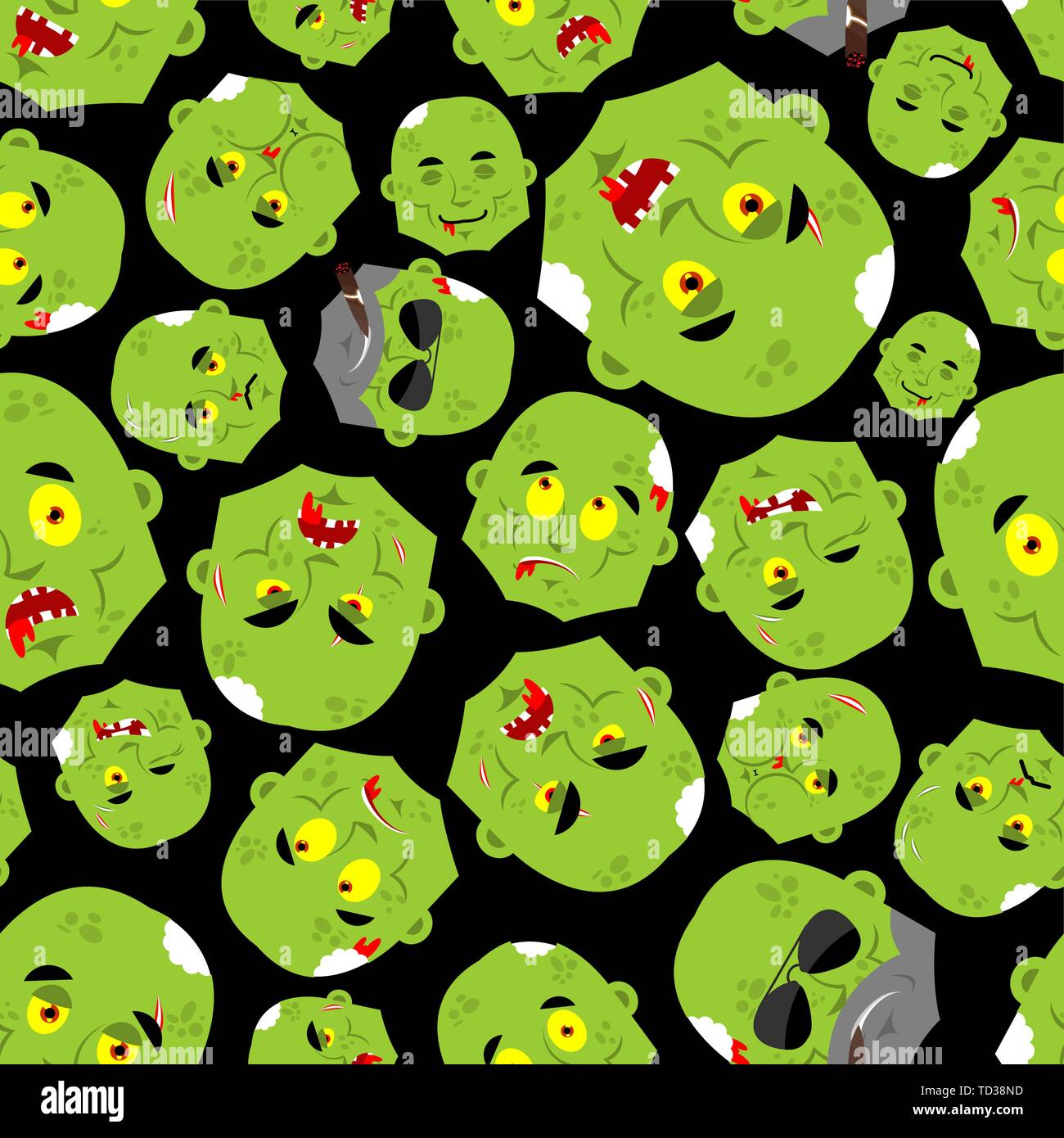 Face Texture Map Zombie