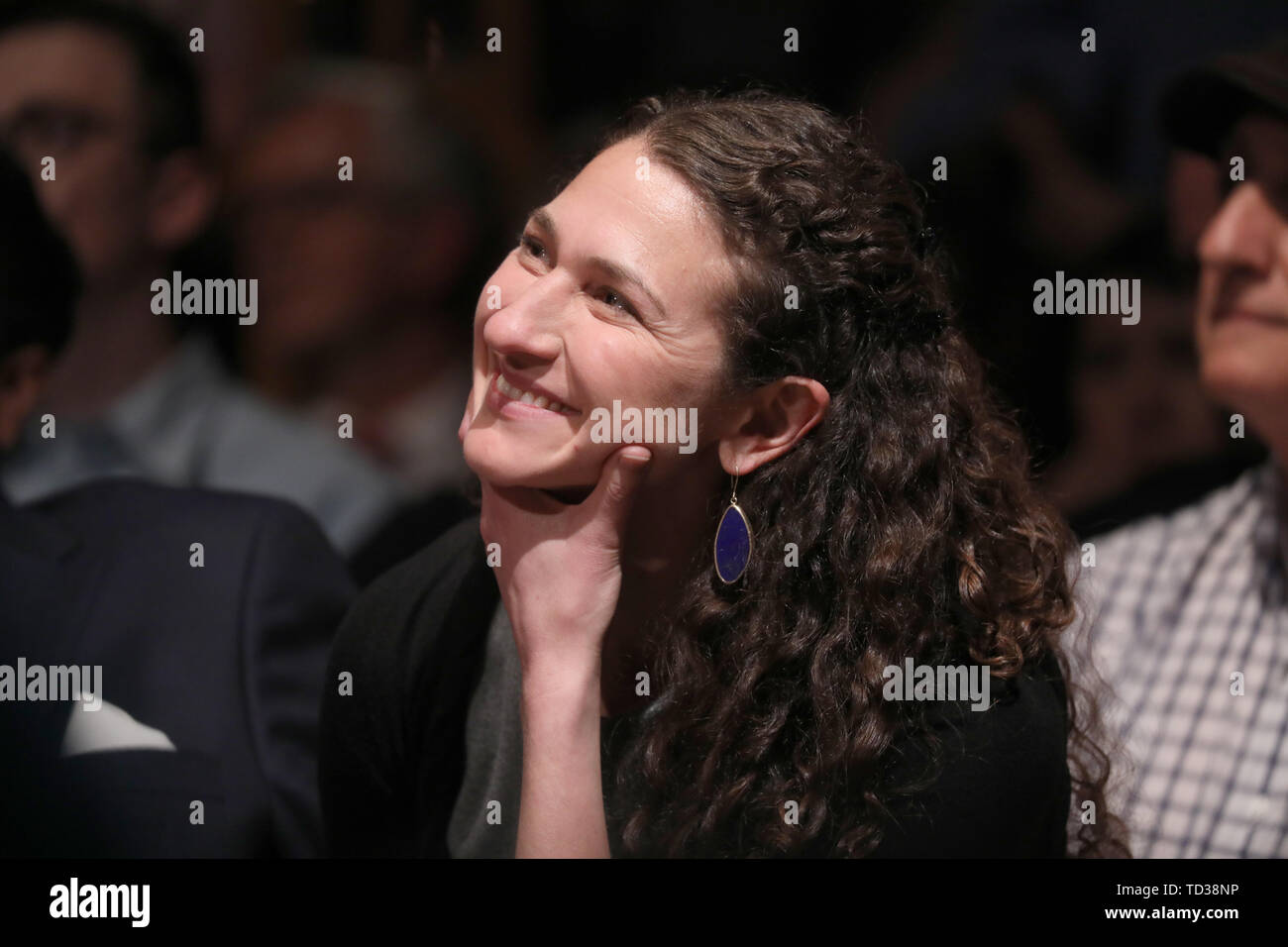 Shoshana Stewart, wife of Rory Stewart, at the launch of his campaign ...
