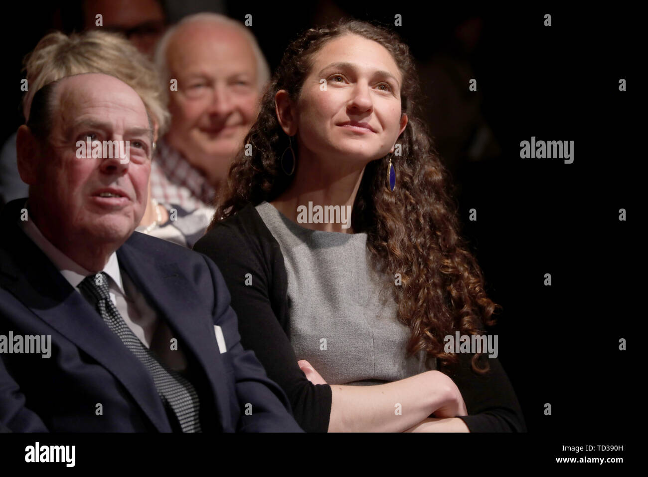 Shoshana Stewart, wife of Rory Stewart, at the launch of his campaign ...