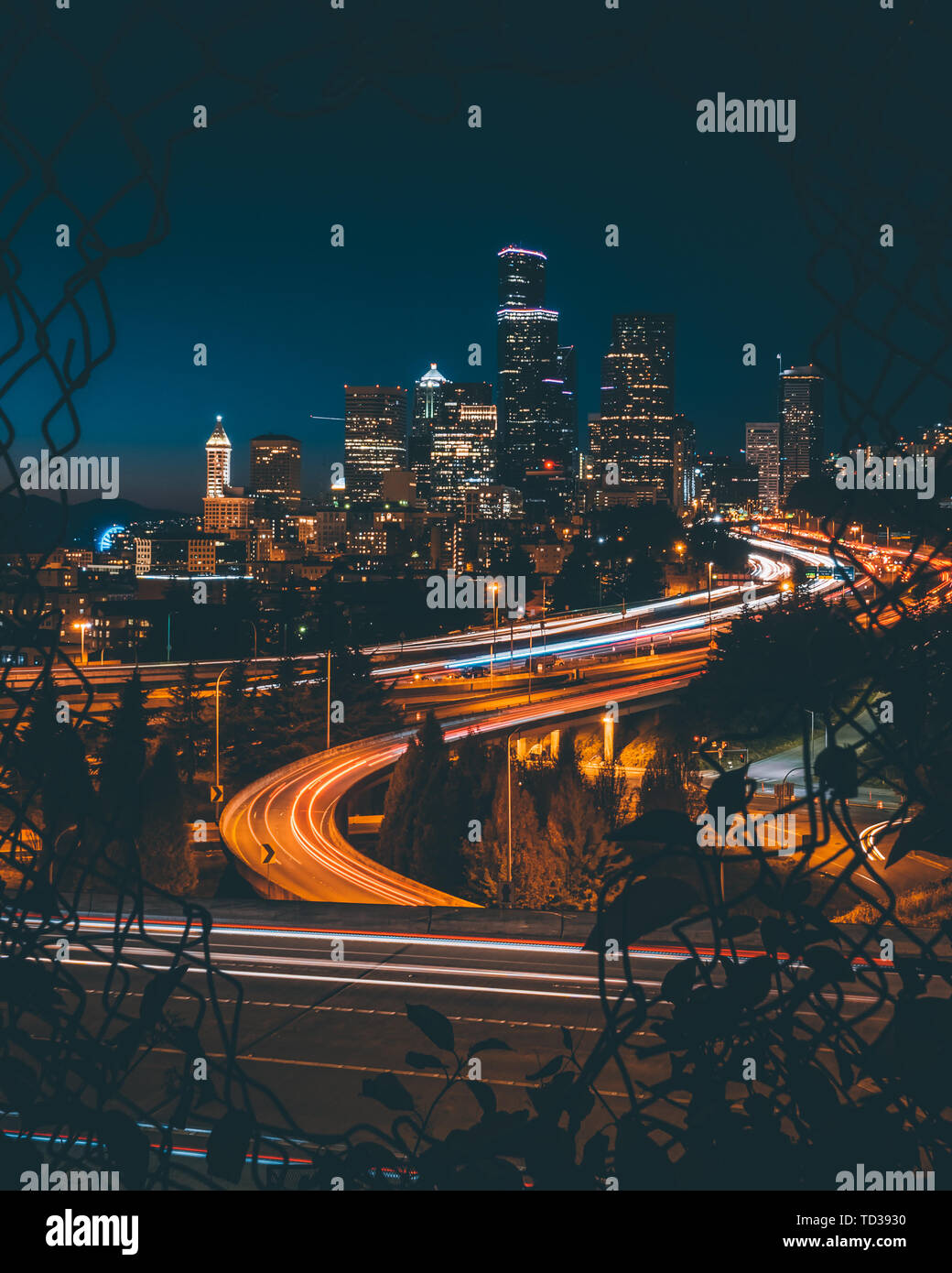 Seattle city skyline Stock Photo - Alamy