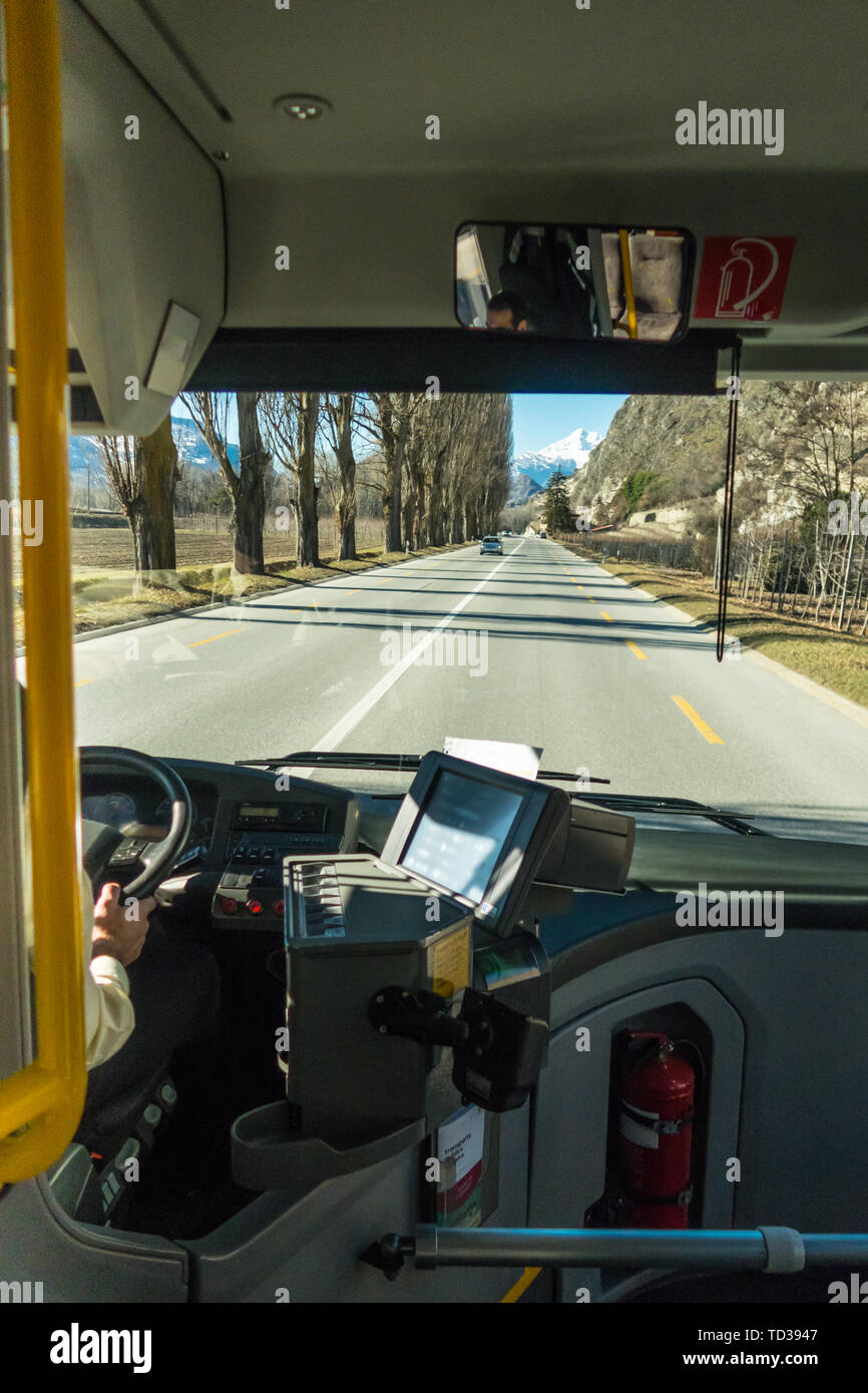 Shuttle bus driver male man hi-res stock photography and images - Alamy