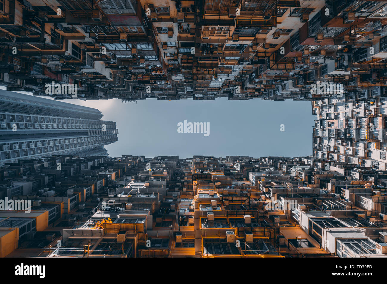 Hong Kong net red punch ground monster building Stock Photo - Alamy