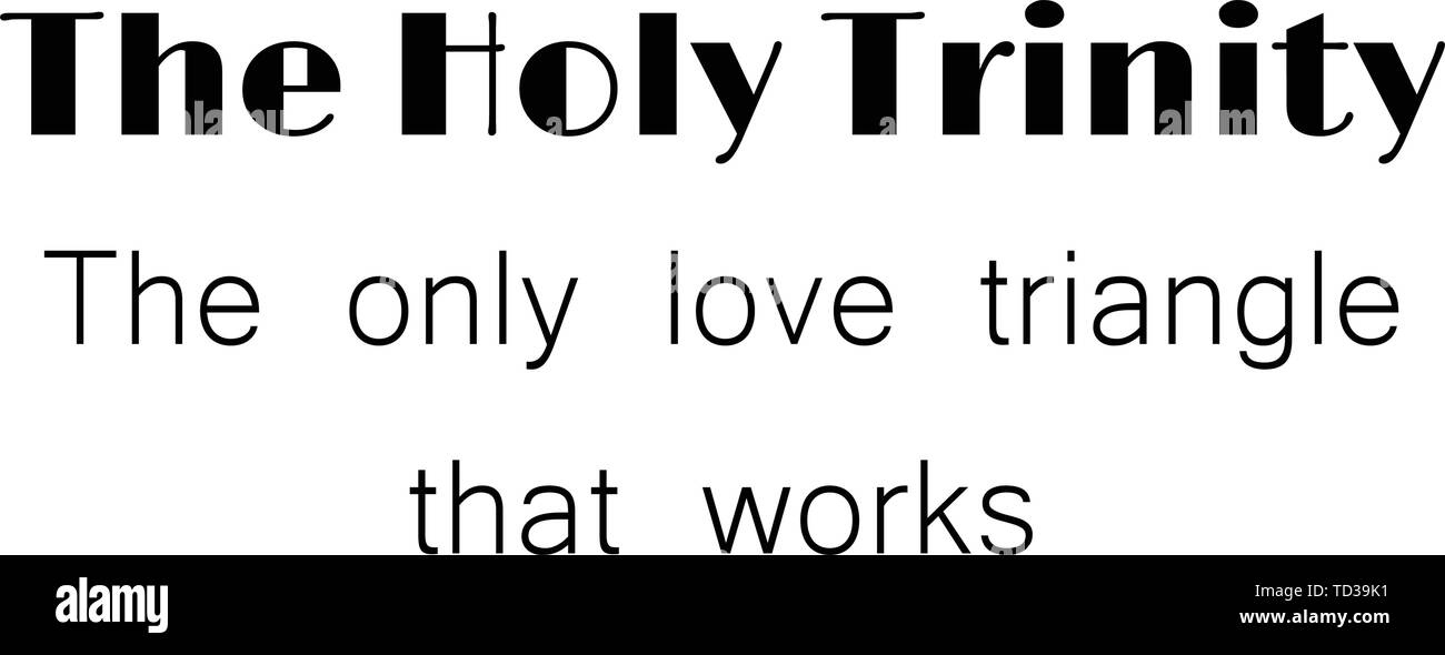 Divine trinity Stock Vector Images - Alamy