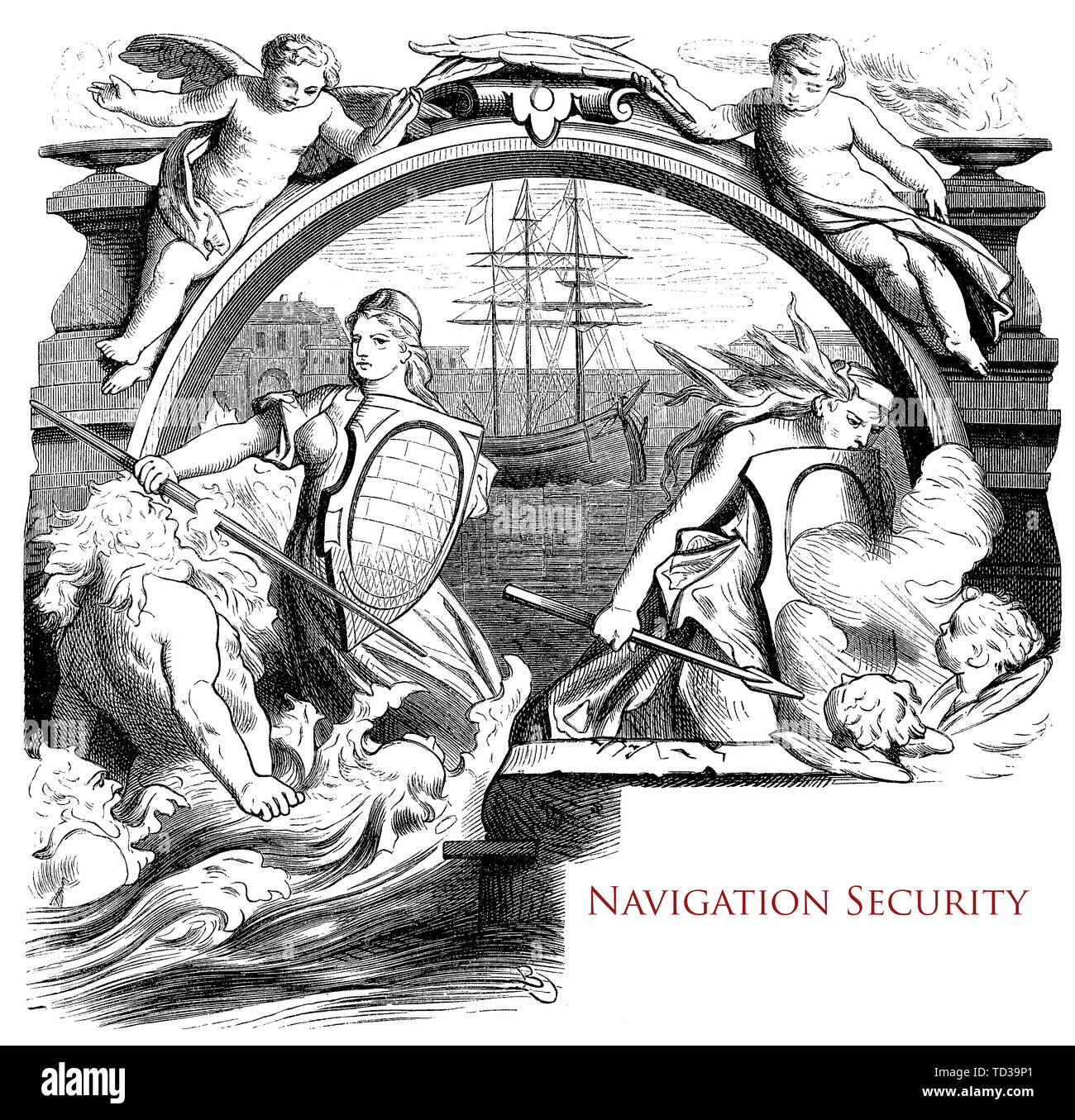 Typography: navigation security chapter 19th century against the sea's ...