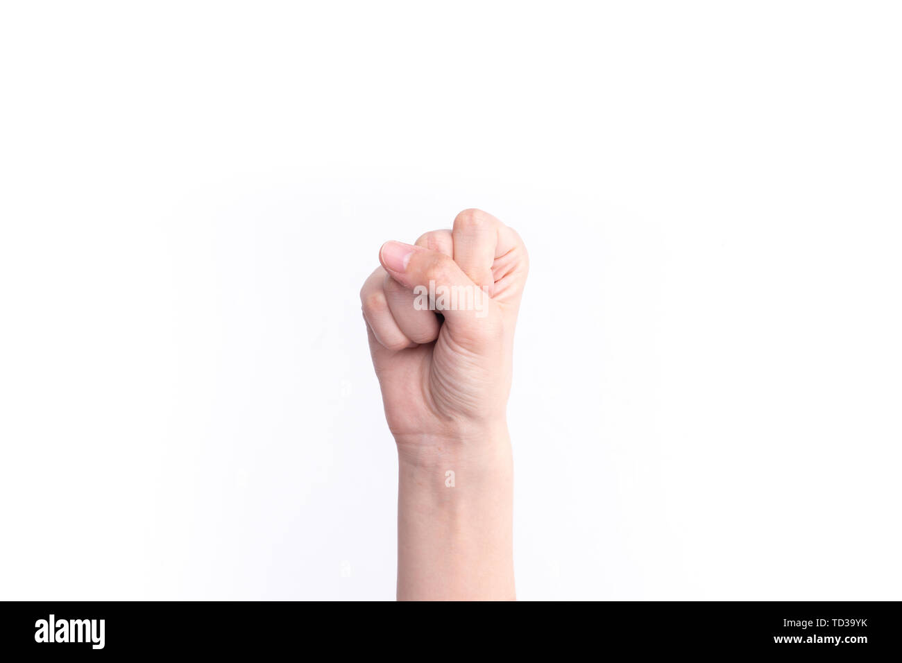 A clenched fist Stock Photo - Alamy