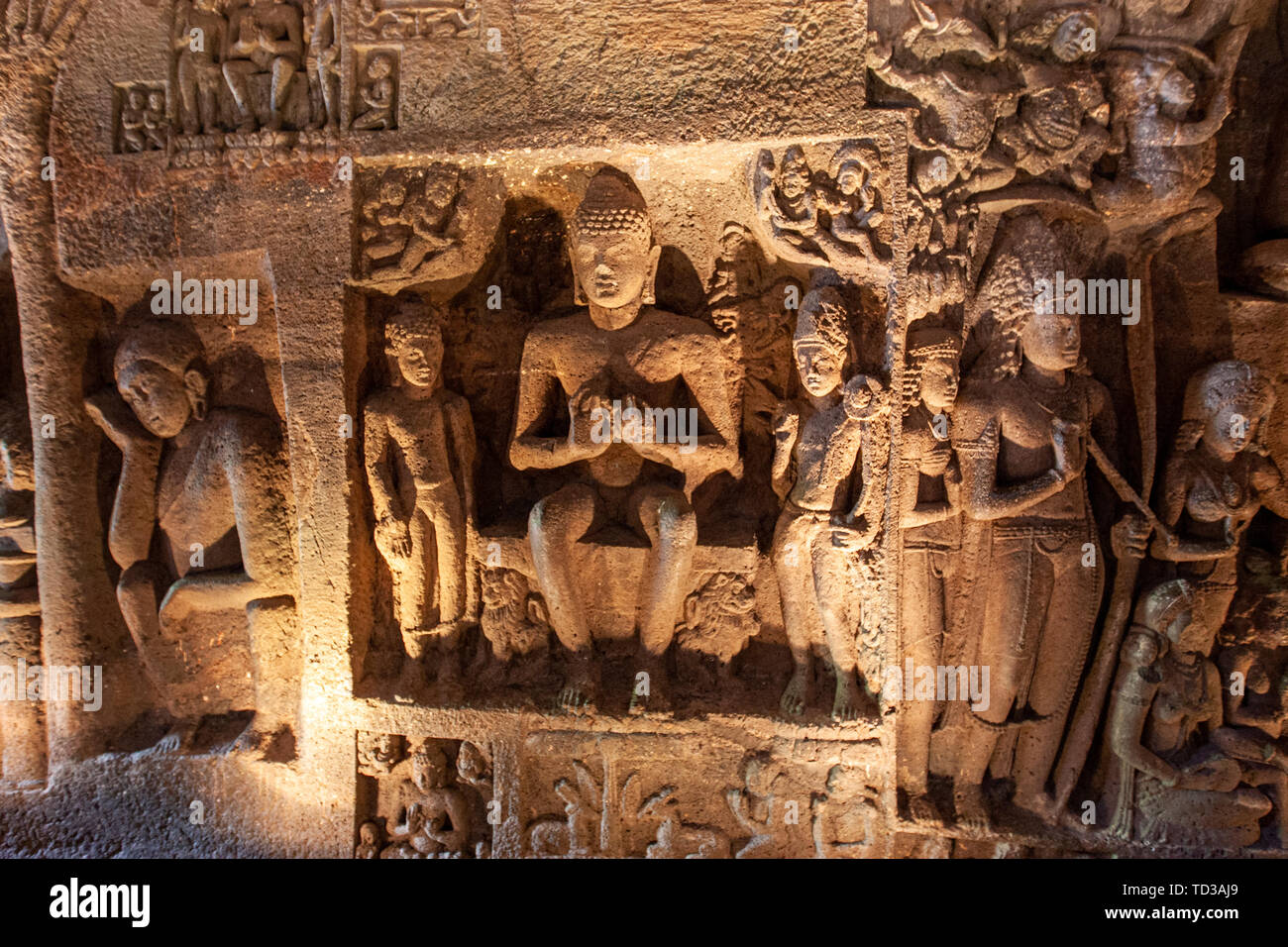 Cave 26 (5th century CE), Ajanta Caves, Aurangabad District ...