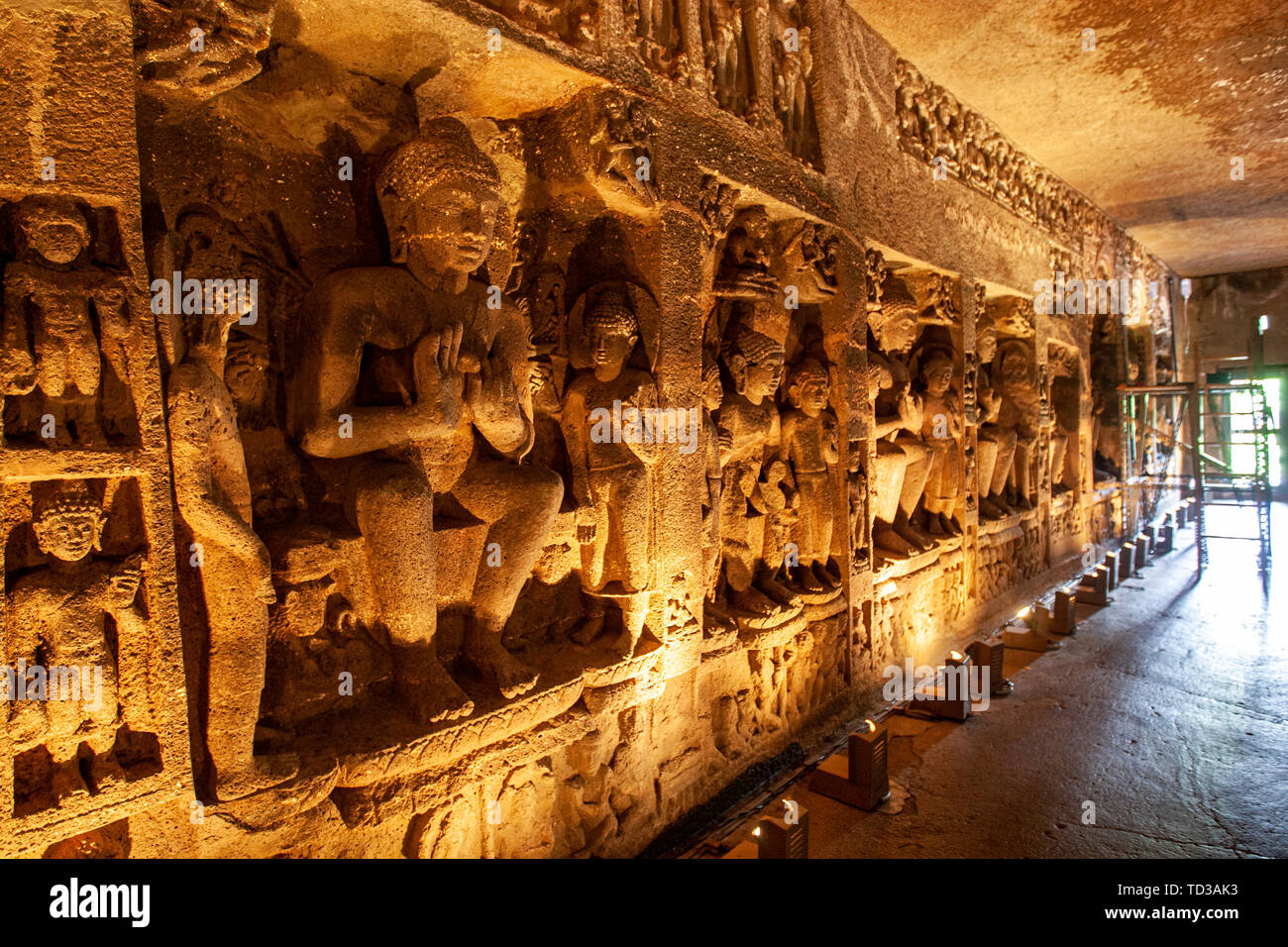 Ajanta Caves Cave 26 High Resolution Stock Photography and Images - Alamy
