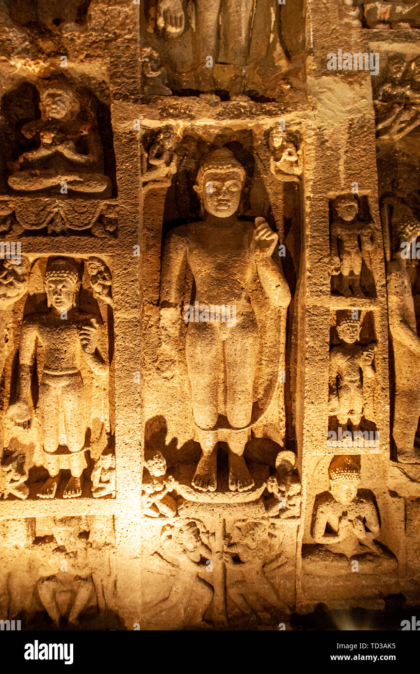 Cave 26 (5th century CE), Ajanta Caves, Aurangabad District ...