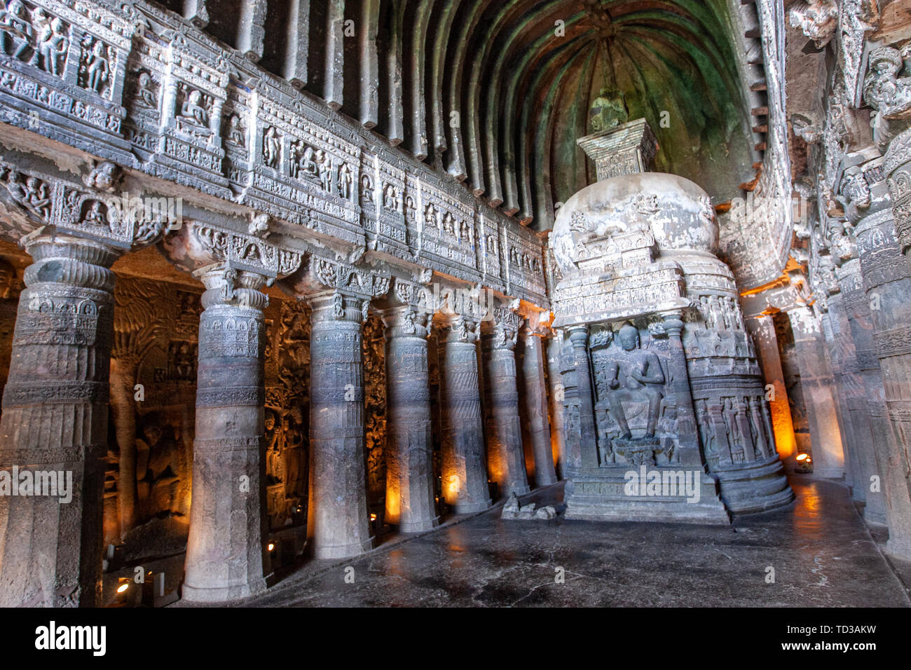 Ajanta cave 26 hi-res stock photography and images - Alamy