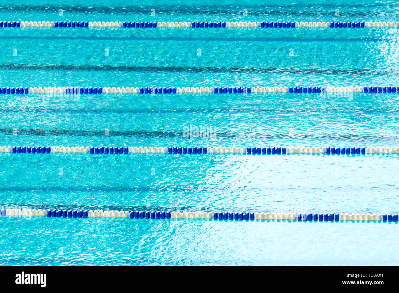 Swim lanes in outdoor pool hi-res stock photography and images - Alamy