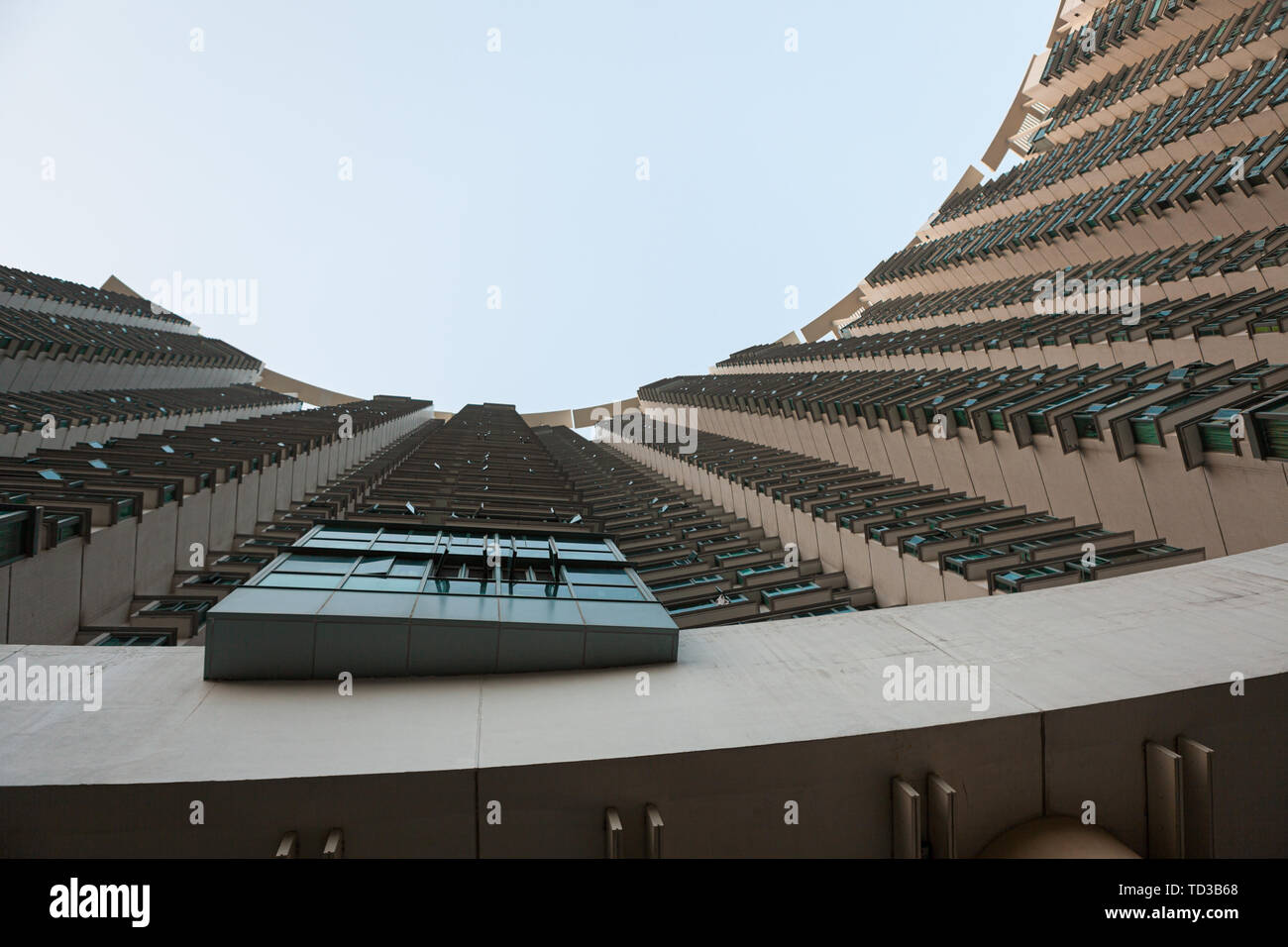 Big residential building in Hong Kong Stock Photo - Alamy