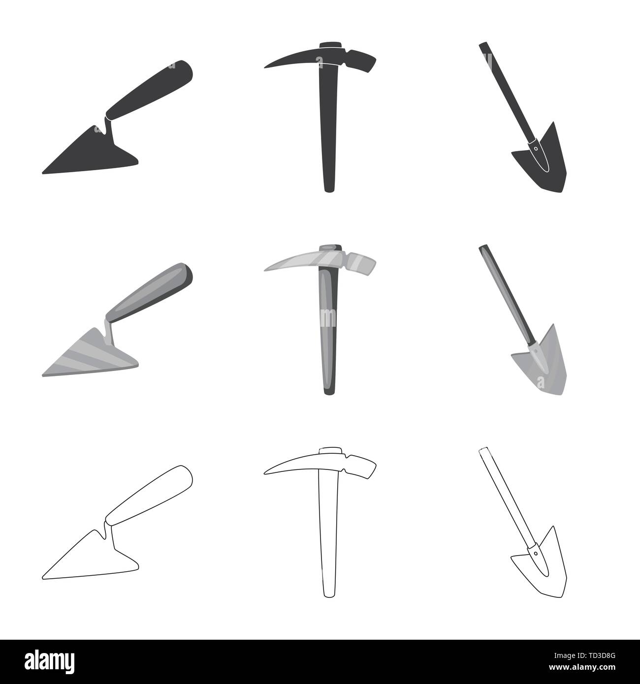 tool,pickaxe,shovel,trowel,pick,dig,repair,construction,search ...