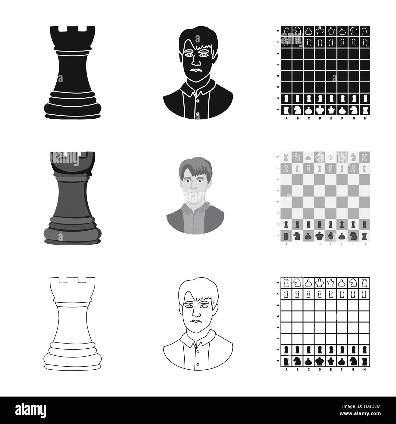 rook,man,chessboard,black,face,board,castle,male,tower,young,network ...