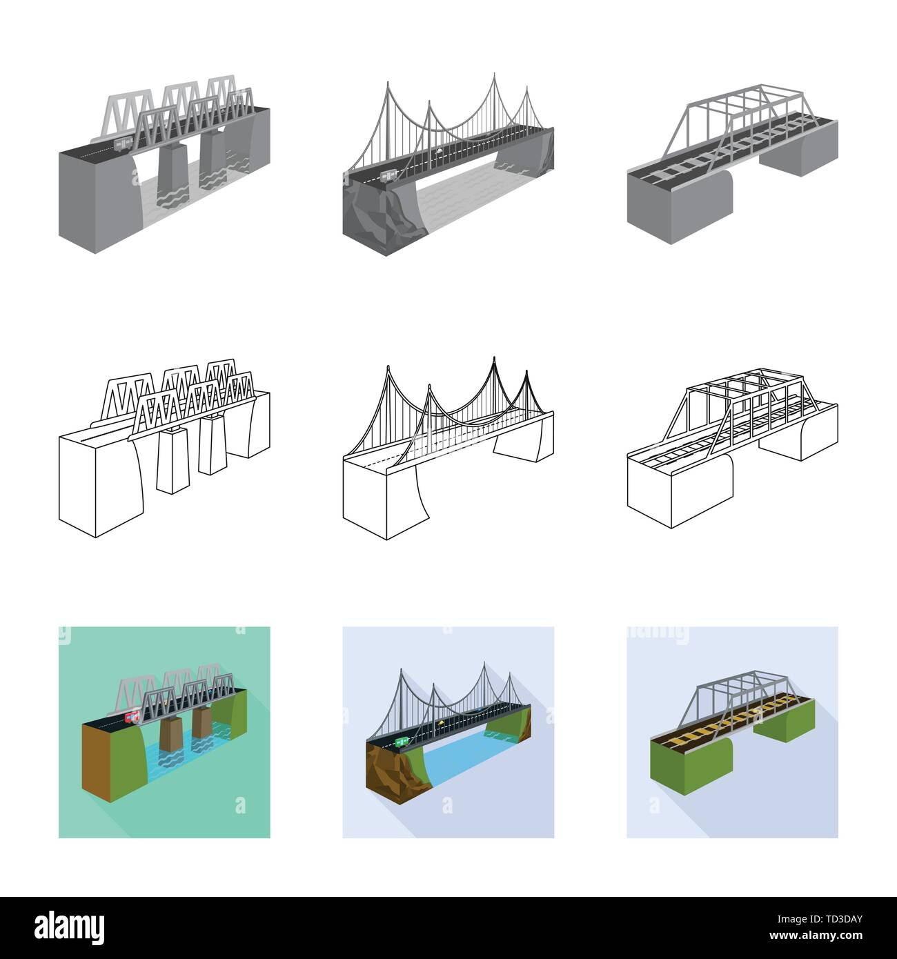 Stream railway Stock Vector Images - Alamy