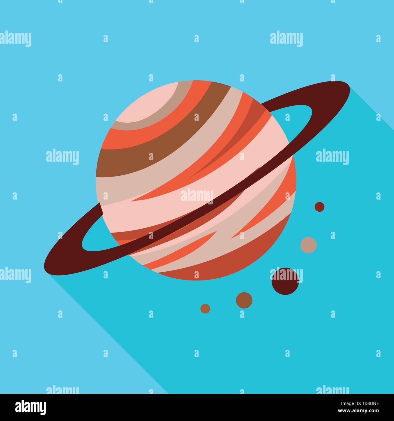 Isolated object of planet and system symbol. Collection of planet and ...