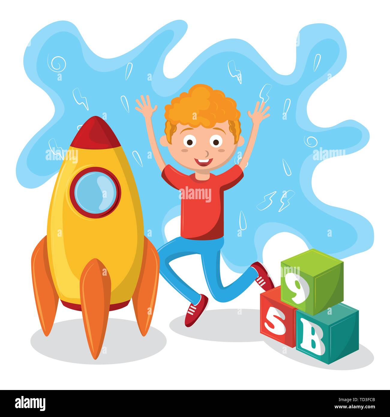 kids zone children entertaiment cartoons Stock Vector Image & Art - Alamy