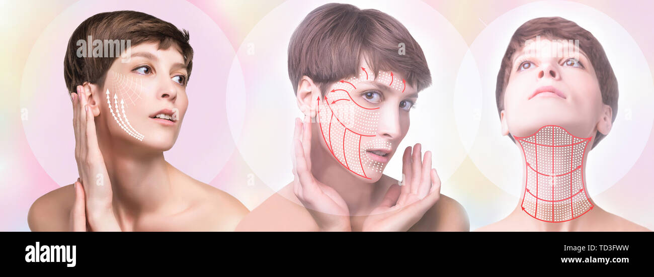 Young female with clean fresh skin Stock Photo - Alamy