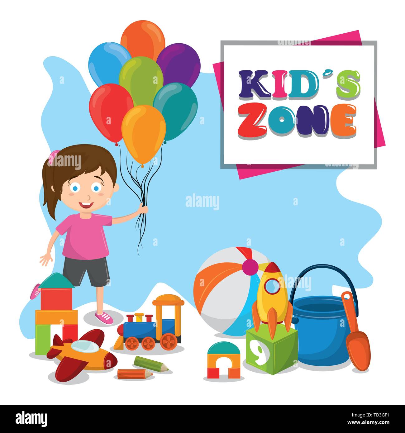 Children toys cartoons Cut Out Stock Images & Pictures - Alamy