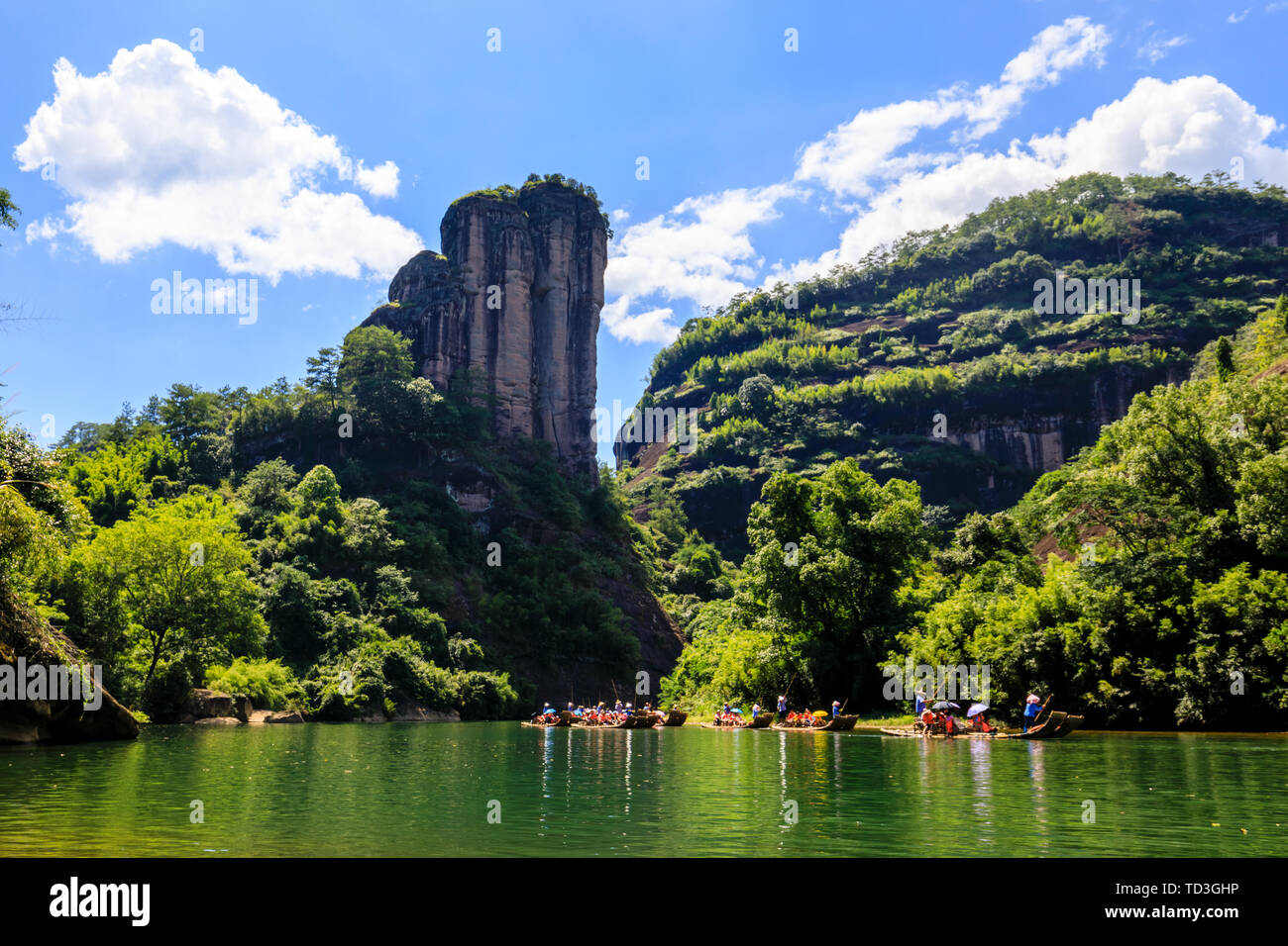 Jade female peak, Wuyi Mountain, Fujian, China Stock Photo - Alamy