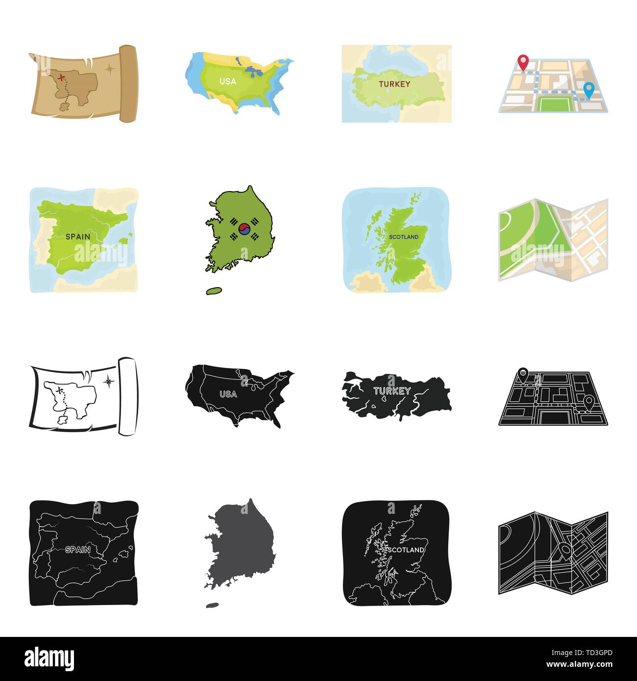 world,geography,travel,cartography,modern,usa,turkey,spain,scotland ...