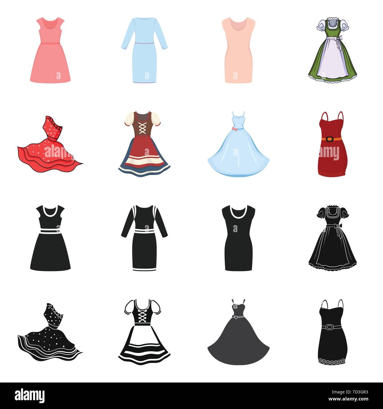 Sundress vector vectors Stock Vector Images - Alamy