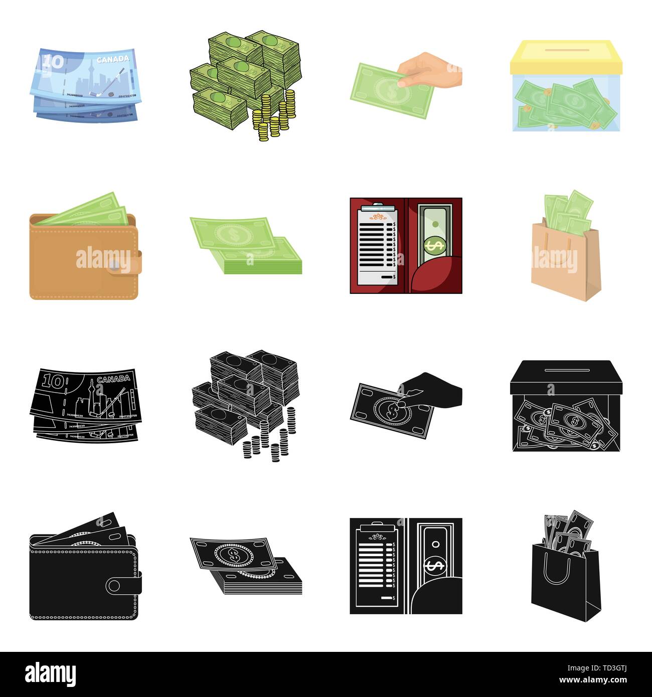 Canada Bank Note Stock Vector Images - Alamy