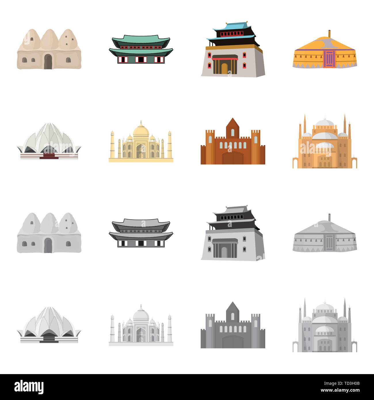 Chinatown decorative architecture Stock Vector Images - Alamy