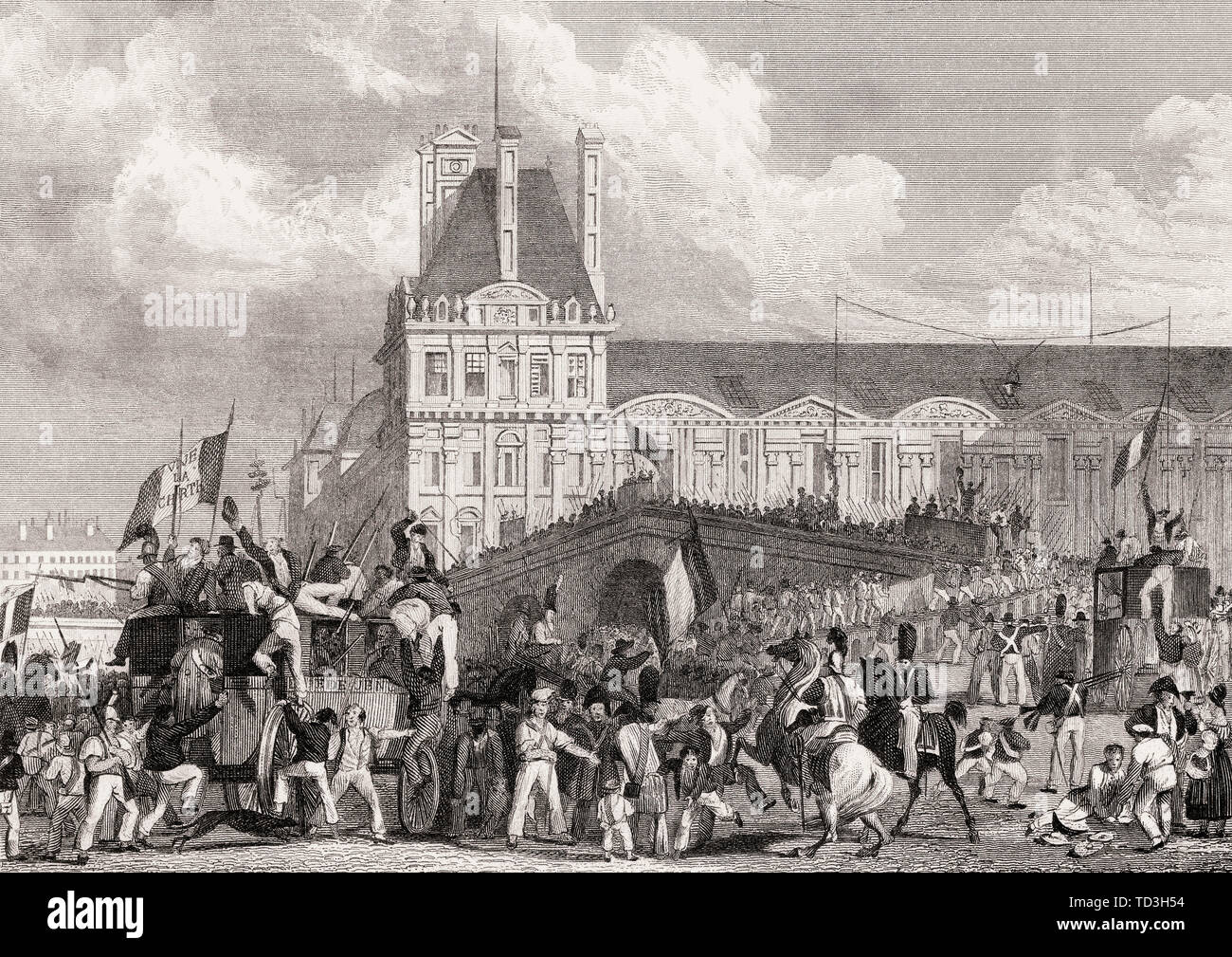 1830 france overthrow hi-res stock photography and images - Alamy