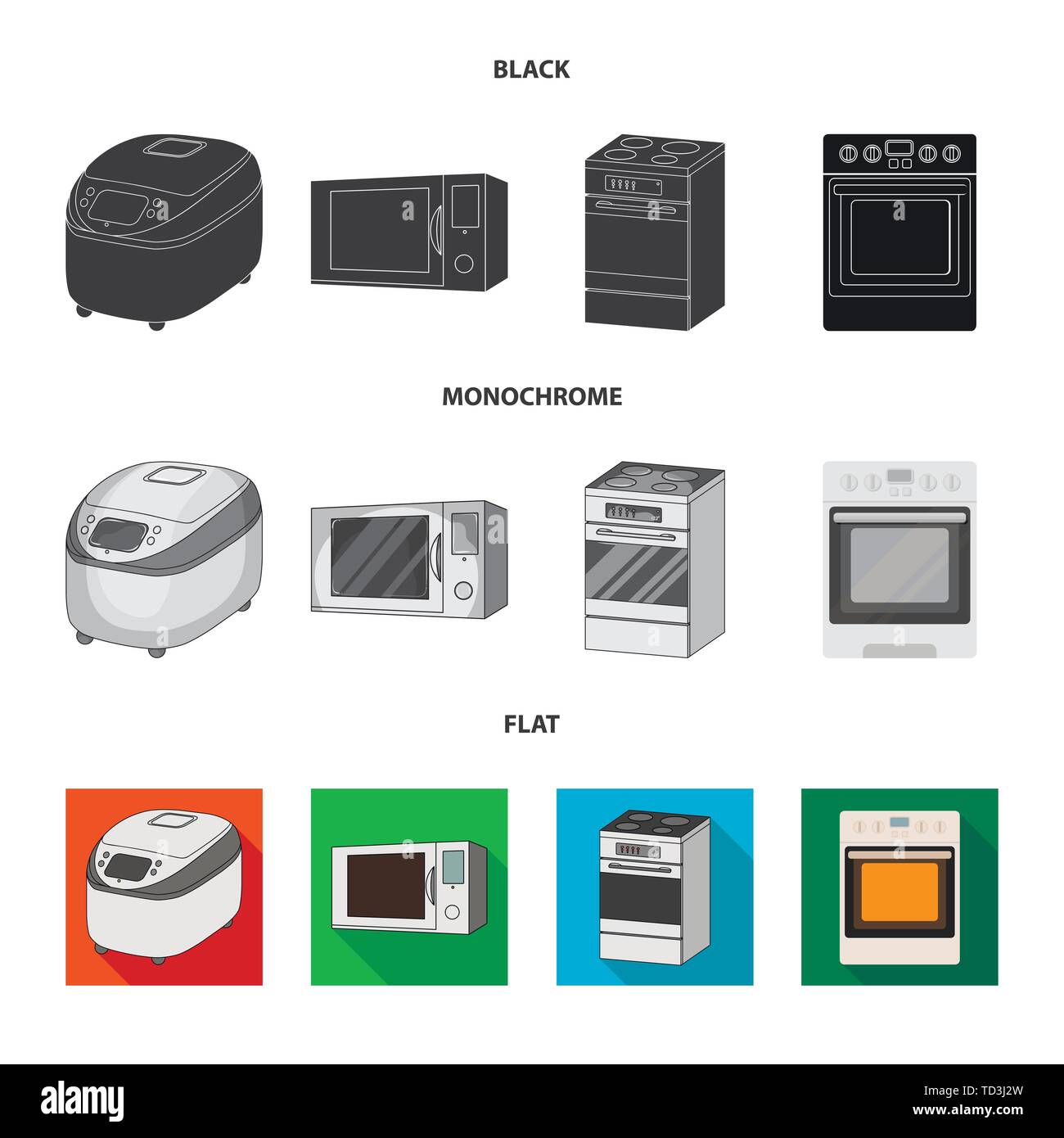 oven,flat,microwave,appliance,waffle,maker,dishwasher,machine,pictogram ...