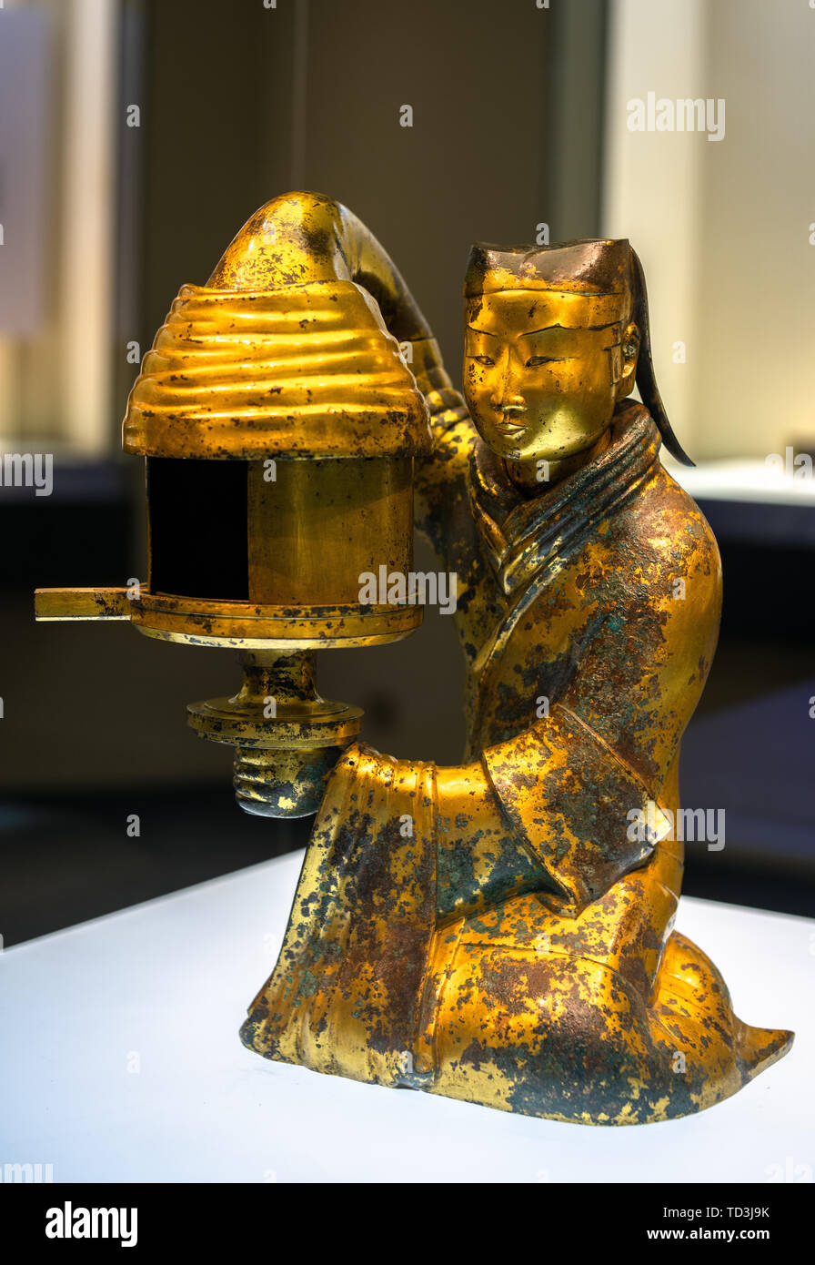 Changxin palace lamp Stock Photo - Alamy