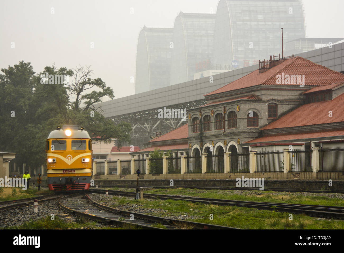 Beijing North Station is the starting station of the Jingbao Railway ...