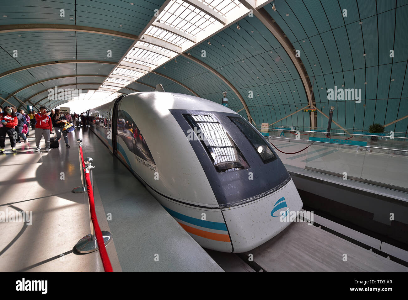 Shanghai maglev train Stock Photo - Alamy