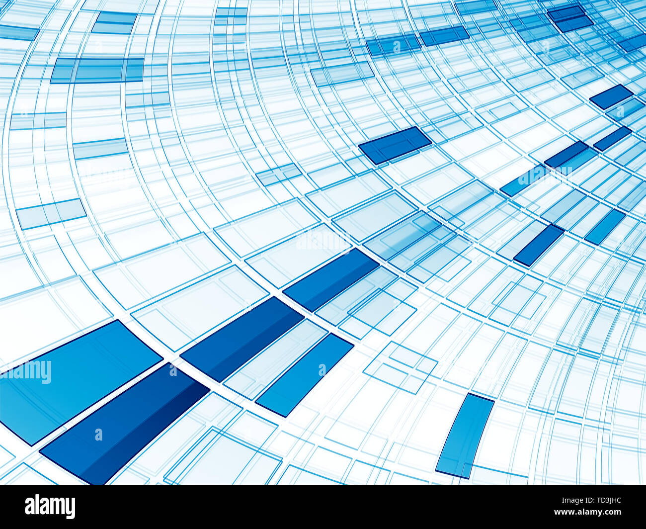 Abstract tech style background - digitally generated image Stock Photo ...