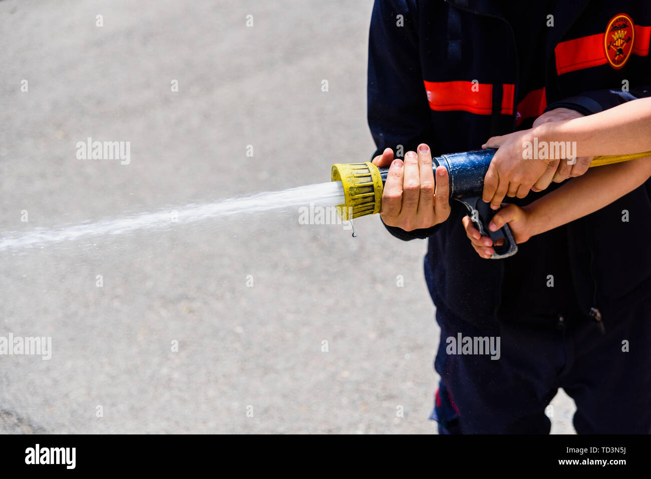 Firefighter inspection hi-res stock photography and images - Alamy