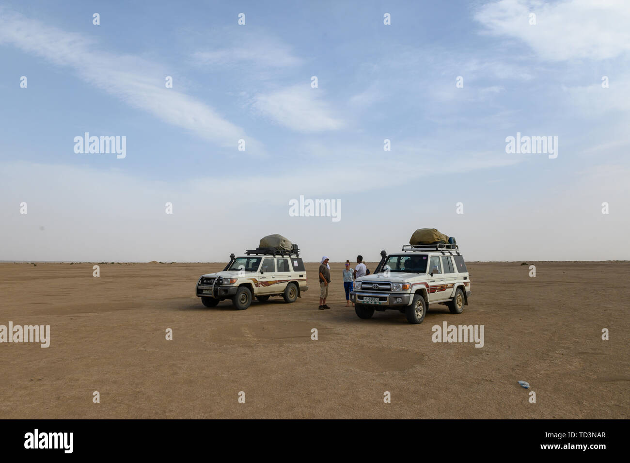 The barren landscape surrounding the Erta Ale Volcano in the Afar ...