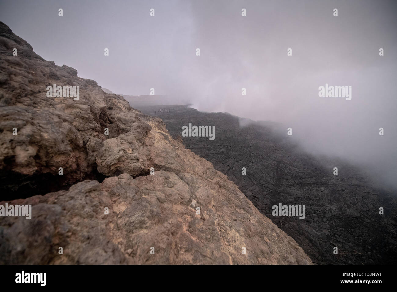 Erta Ale Volcano is a continuously active basaltic shield volcano and ...
