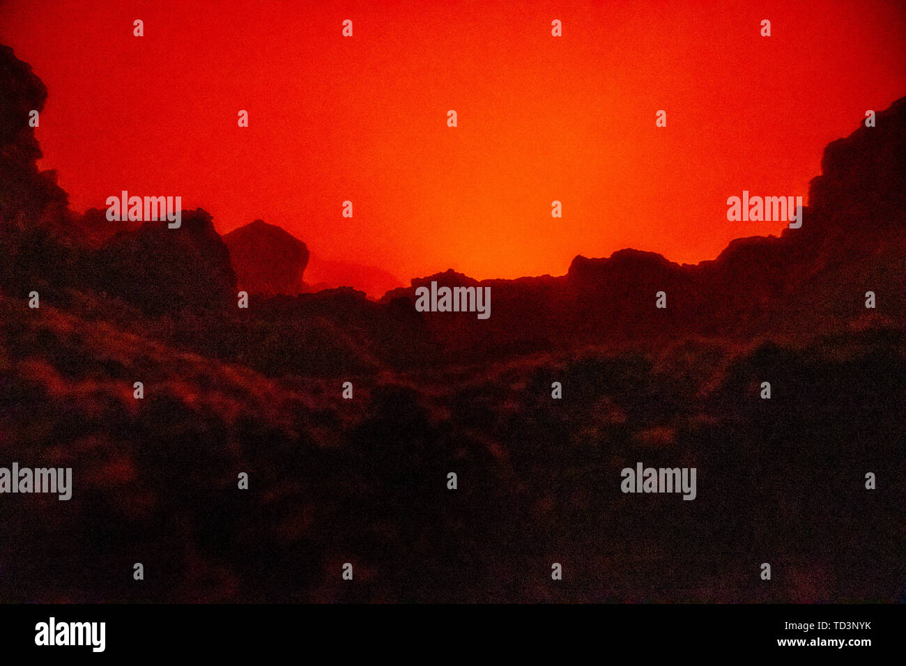 Erta Ale Volcano is a continuously active basaltic shield volcano and ...
