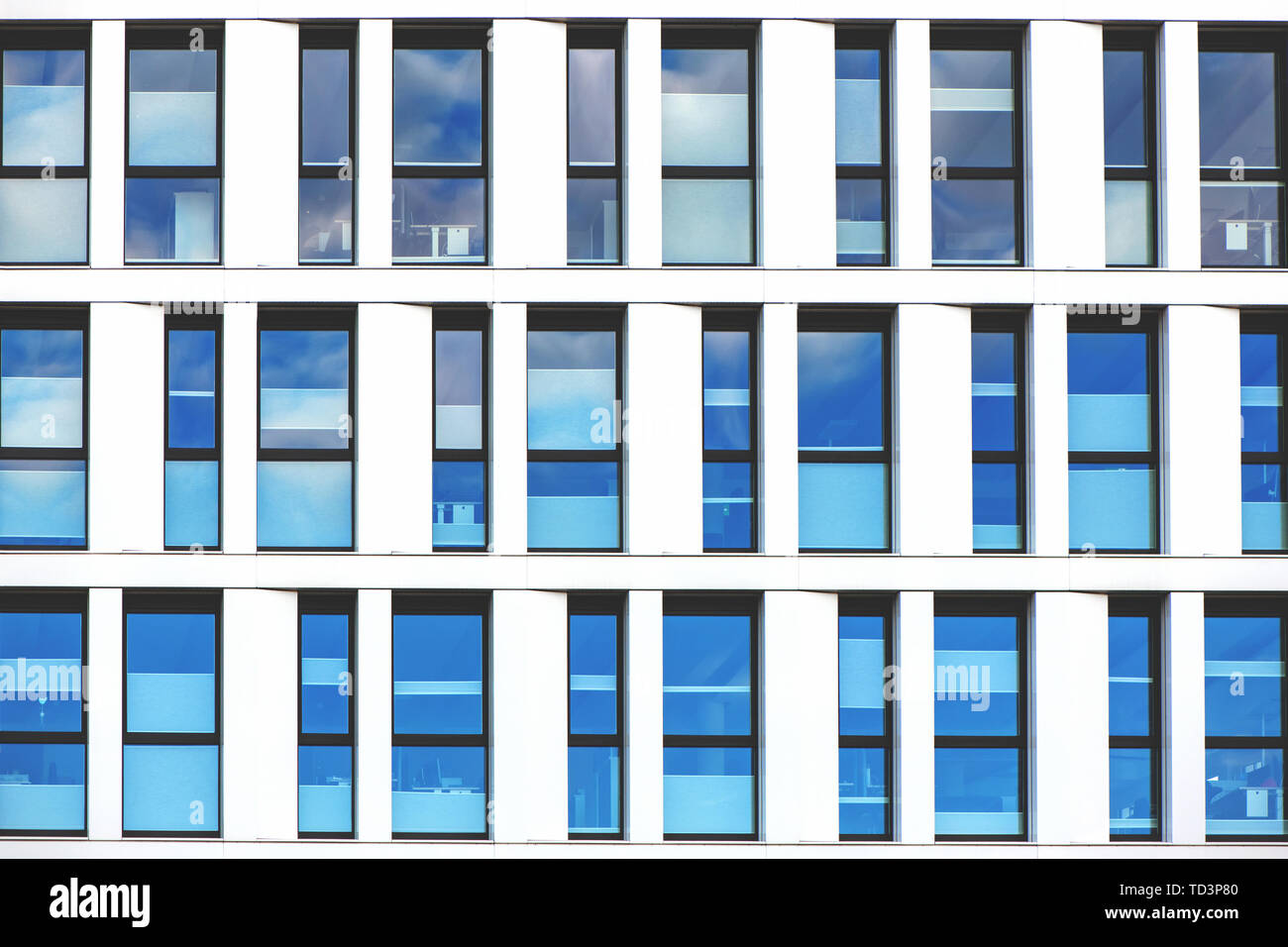Front of modern office building for background Stock Photo - Alamy