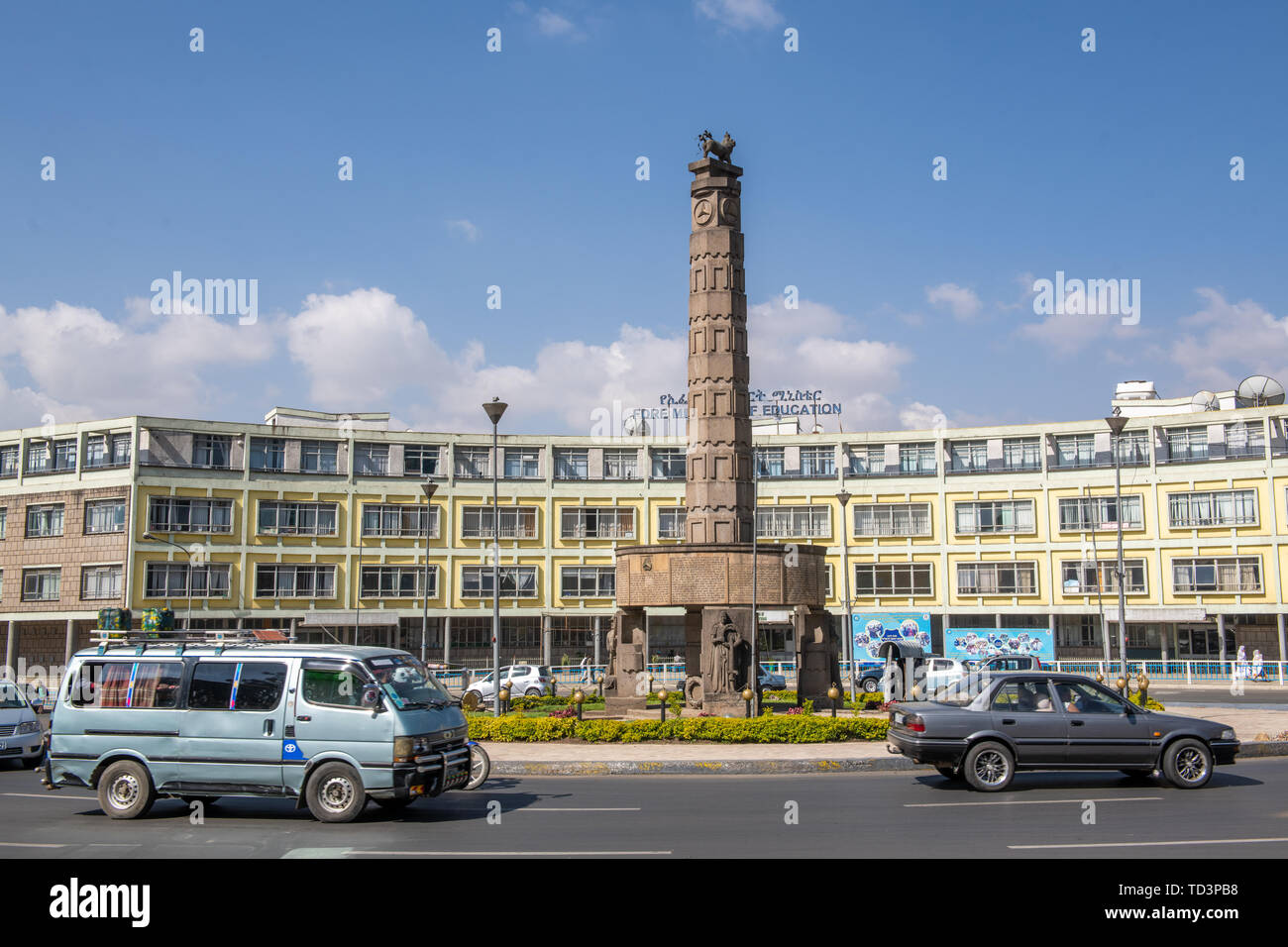 Victory monument, Addis Ababa, Ethiopia Stock Photo - Alamy