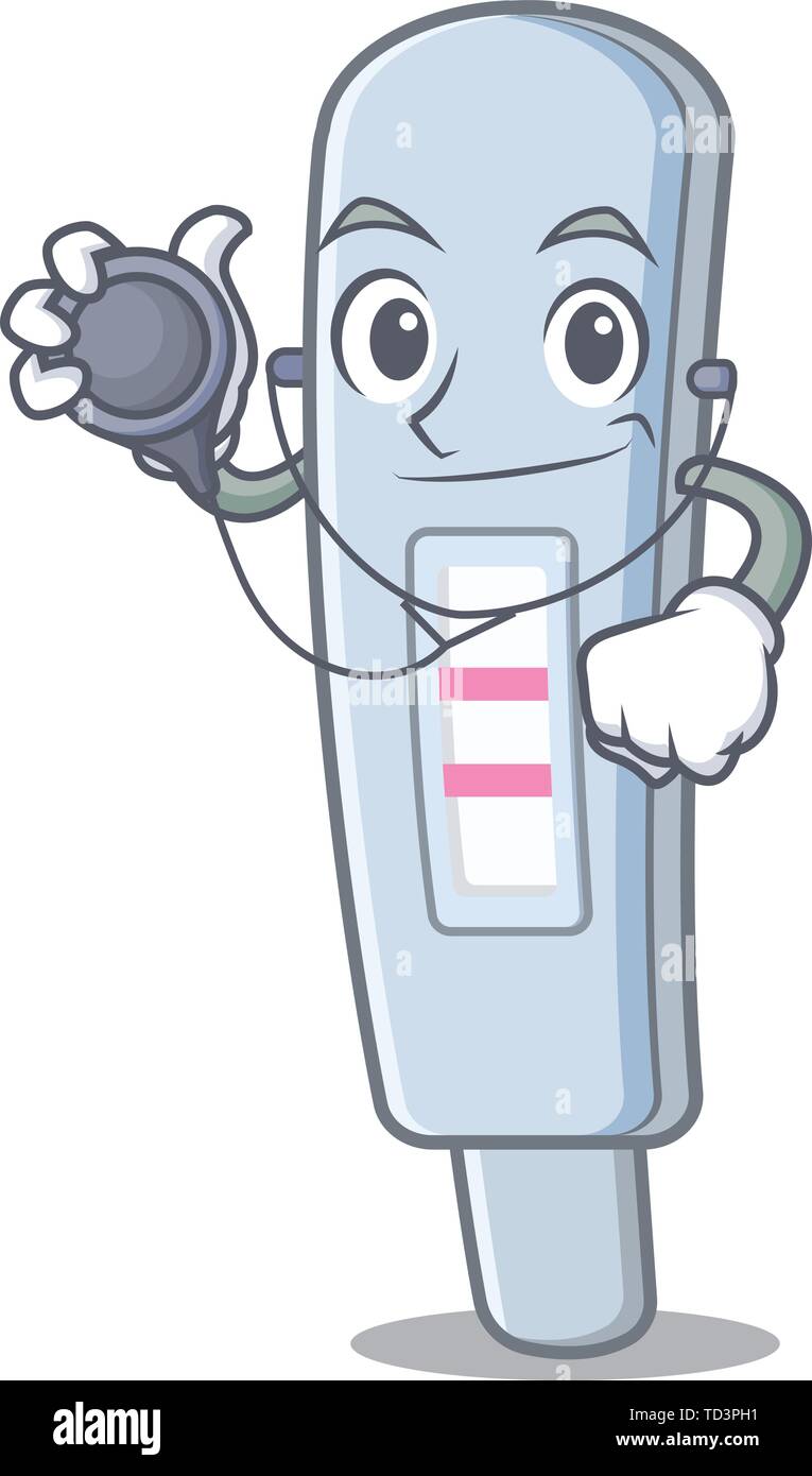 Doctor test pack in the mascot shape Stock Vector Image & Art - Alamy