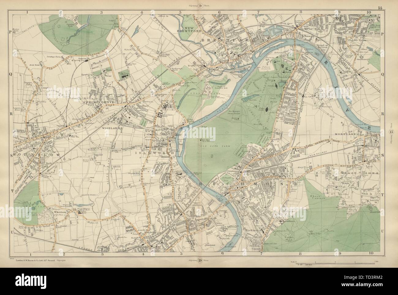 London street map 1900 hi-res stock photography and images - Alamy