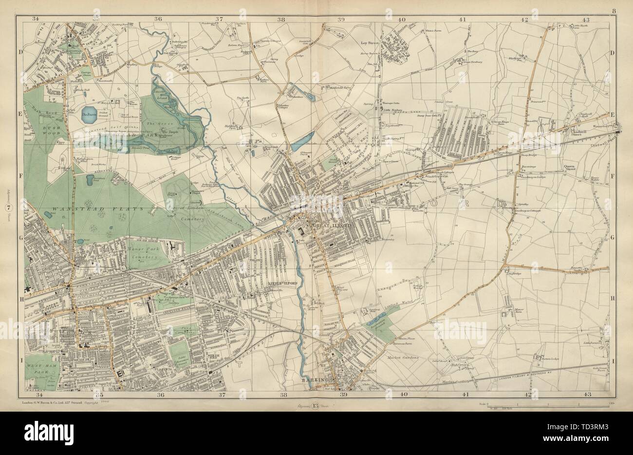 London street map 1900 hi-res stock photography and images - Alamy