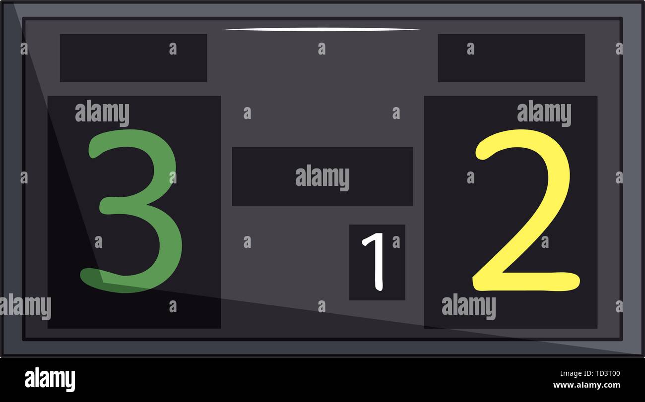 Digital scoreboard Stock Vector Images - Alamy