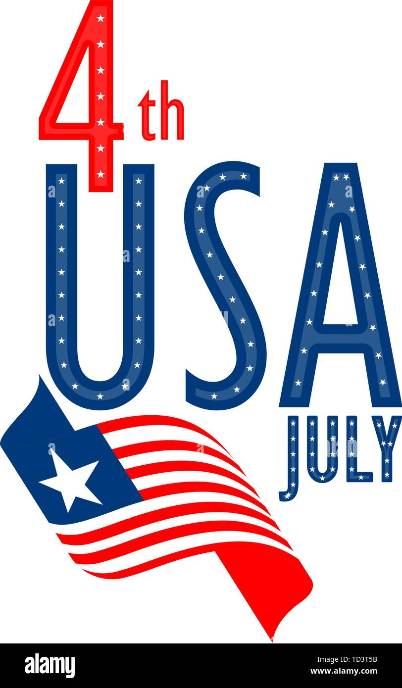 Happy 4th of July graphic design - Vector Stock Vector Image & Art - Alamy