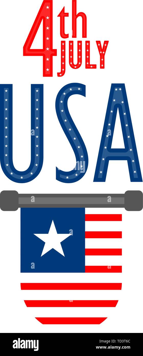 Happy 4th of July graphic design - Vector Stock Vector Image & Art - Alamy