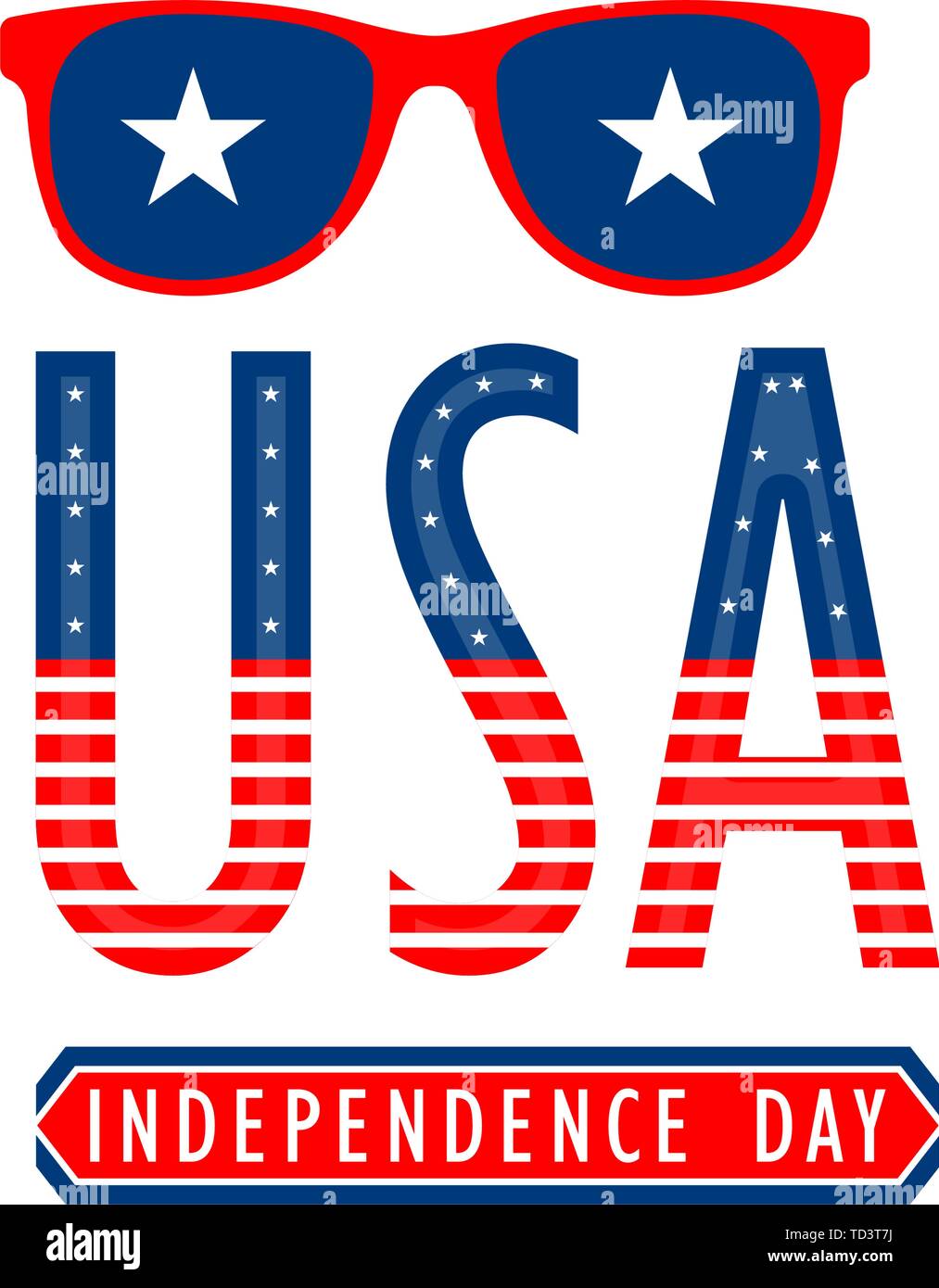 Happy 4th of July graphic design - Vector Stock Vector Image & Art - Alamy