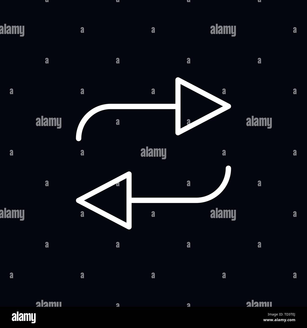 Mix up icon Stock Vector Images - Alamy