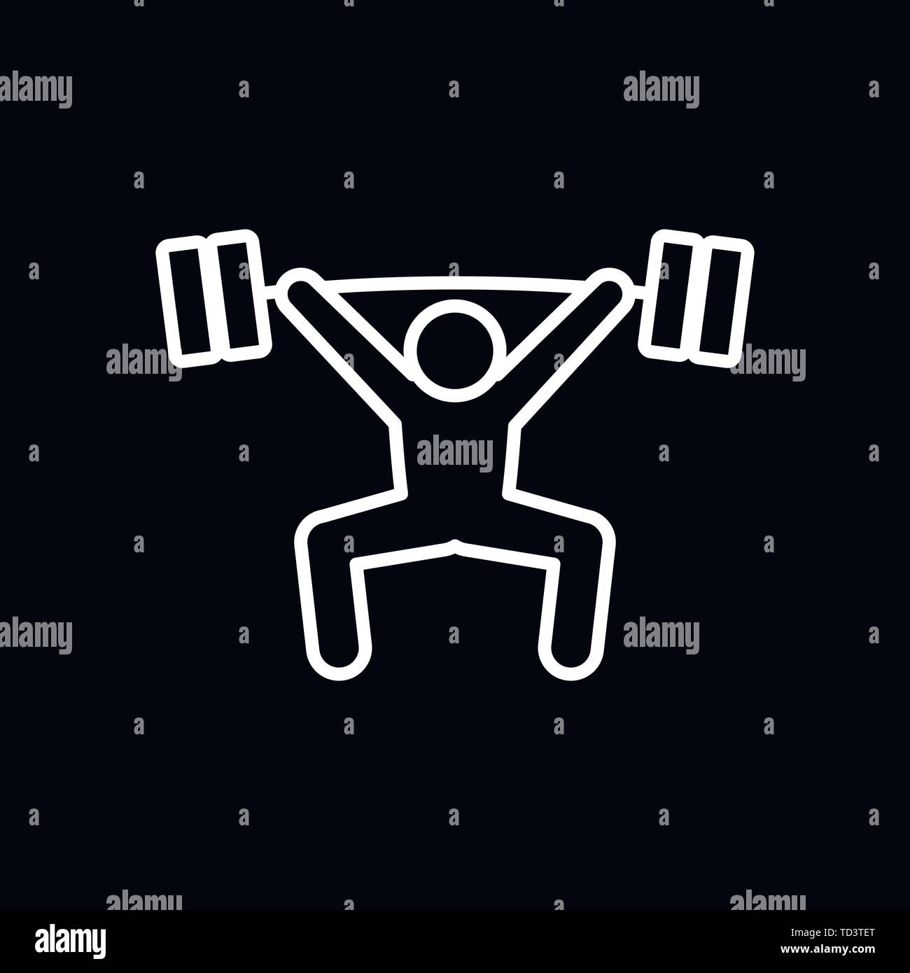 Athlete icon isolated on background vector illustration, sign design ...