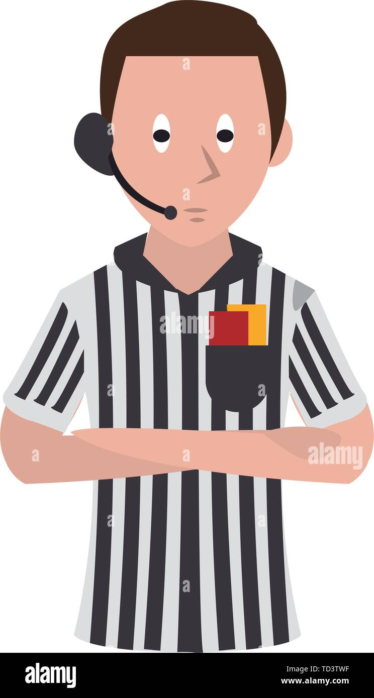 Soccer referee sport cartoons isolated Stock Vector Image & Art - Alamy