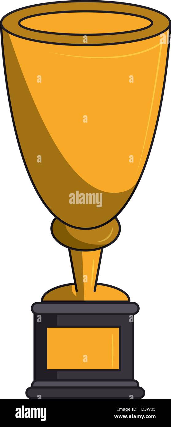 Sport trophy cup first place gold Stock Vector Image & Art - Alamy